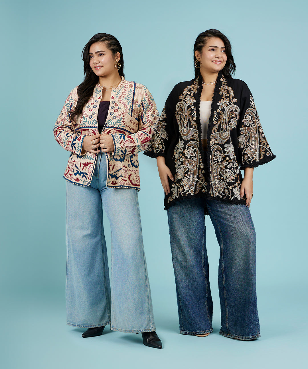 Shop Roopkala's elegant tunic jackets online