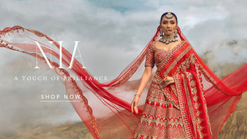 Designer wedding lehengas, indo western gowns, party wear sarees – Roopkala